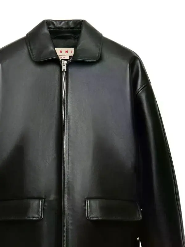 Marni Zip-up Leather Jacket