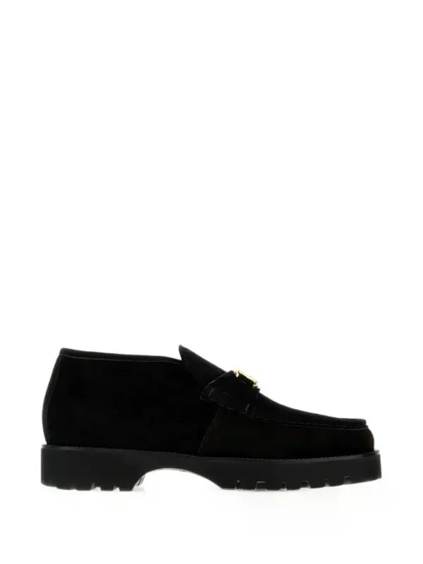 Valentino Garavani Lord Chunky Logo-plaque Loafers - Black