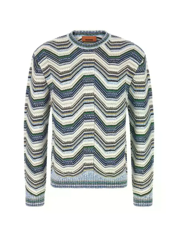 Missoni Geometric Zigzag Sweater - Neutrals