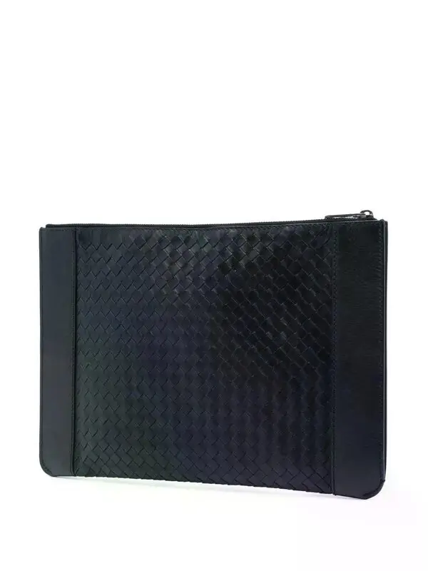 Bottega Veneta 2012-2026 Nappa Intrecciato Clutch Bag - Black