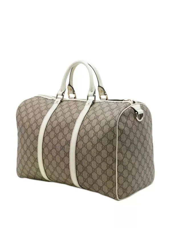 Gucci Large Gg Supreme Joy Boston Bag - White