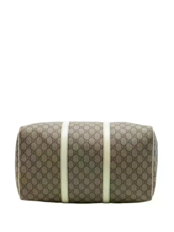Gucci Large Gg Supreme Joy Boston Bag - White