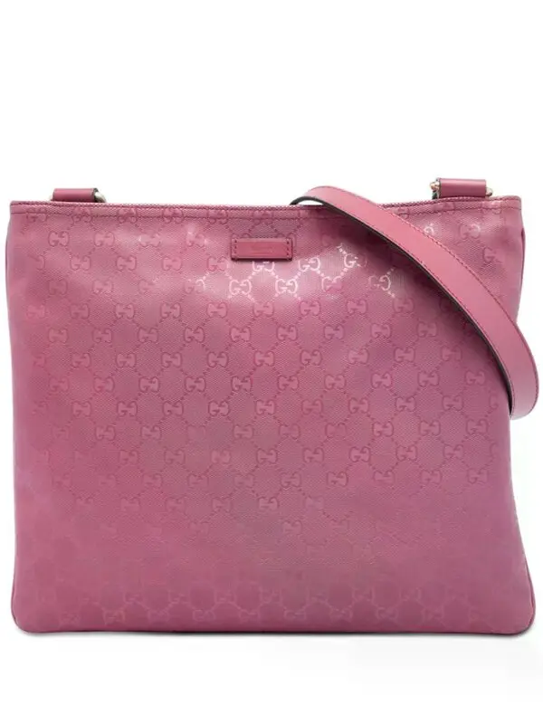 Gucci 2016-2026 Gg Imprime Crossbody Bag - Pink