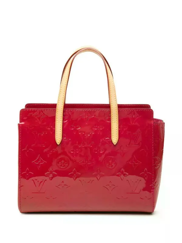 LOUIS VUITTON 2013 Monogram Vernis Catalina Bb Handbag - Red