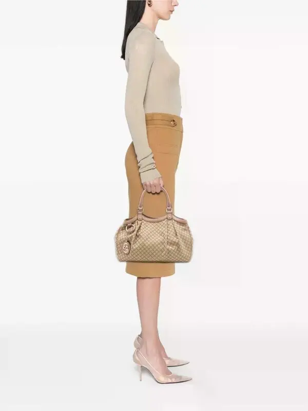 Gucci Diamante Canvas Sukey Tote Bag