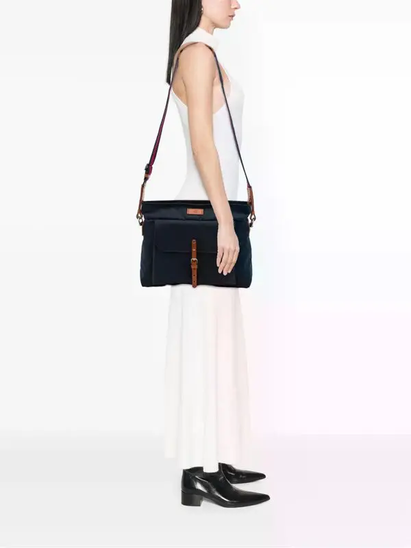 Gucci 2016-2026 Nylon Web Crossbody Bag - Blue