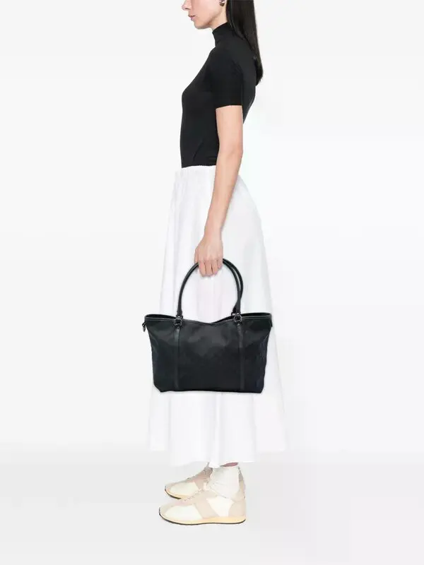 Gucci 2016-2026 Medium Gg Nylon Joy Tote Bag - Black