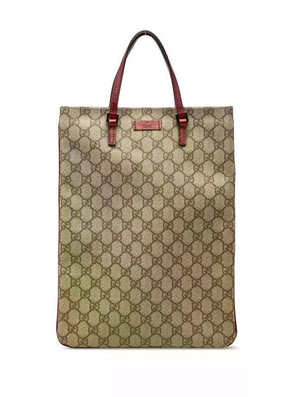 Gucci 2000-2015 Gg Supreme Tote Bag - Neutrals