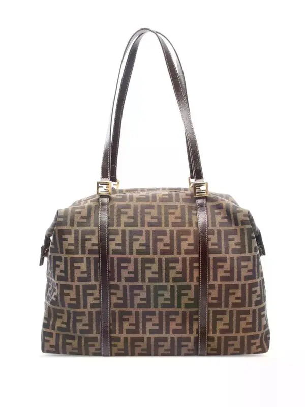 Fendi 20th Century Zucca Canvas Shoulder Bag - Brown