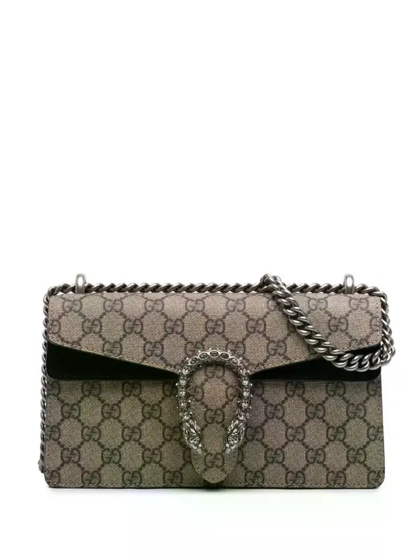 Gucci 2016-2026 Medium Gg Supreme Dionysus Crossbody Bag - Black
