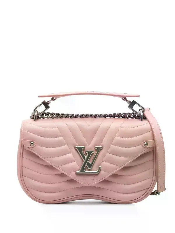 LOUIS VUITTON 2018 New Wave Chain Bag Mm Satchel - Pink