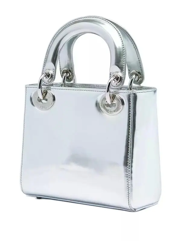 Dior Mini Lady Satchel - Silver