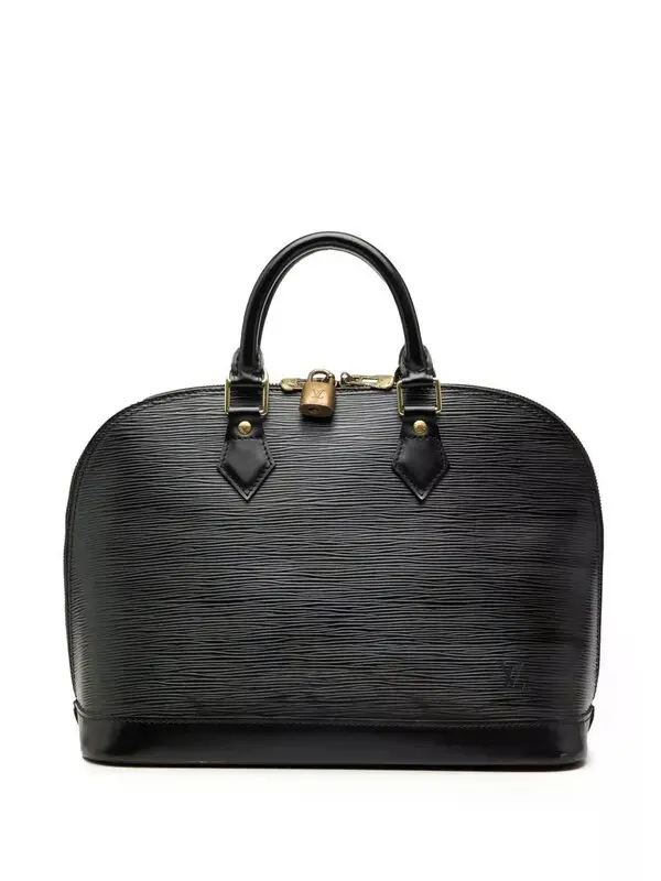 LOUIS VUITTON 2000 Epi Alma Pm Handbag - Black