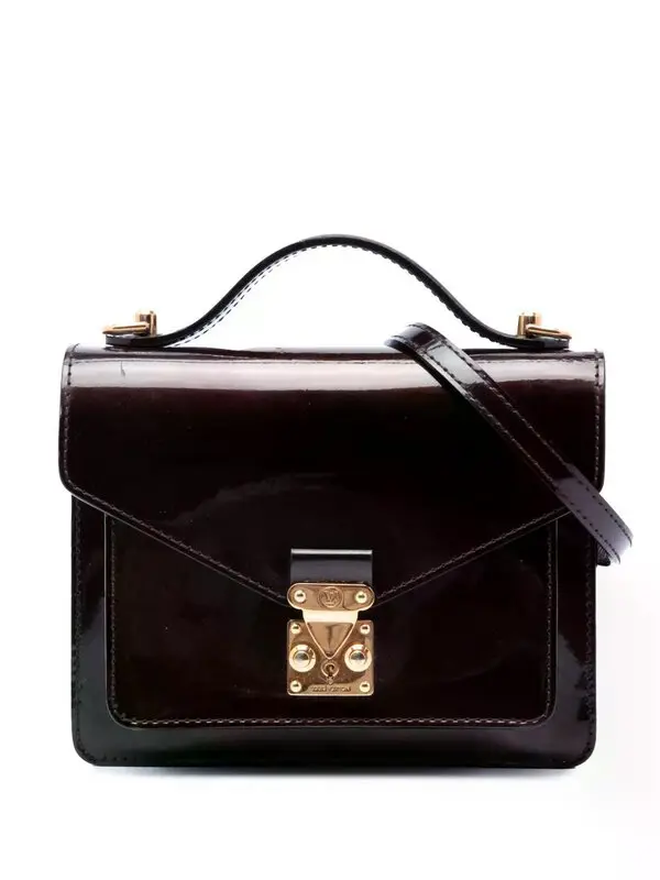 LOUIS VUITTON 2012 Vernis Monceau Bb Satchel - Purple