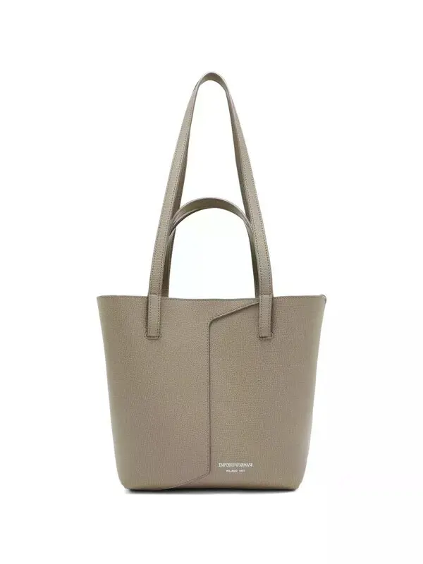 Emporio Armani Logo-print Leather Shoulder Bag