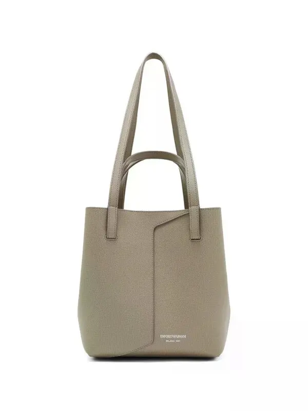 Emporio Armani Logo-print Leather Shoulder Bag