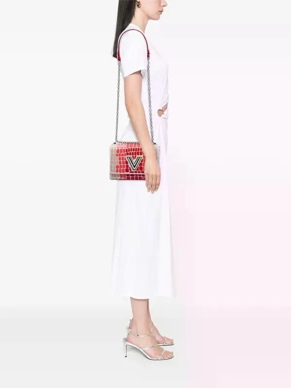 LOUIS VUITTON 2016 Epi Patchwork Twist Mm Crossbody Bag - Pink