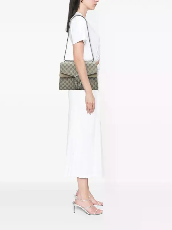 Gucci 2016-2026 Medium Gg Supreme Dionysus Shoulder Bag - Neutrals
