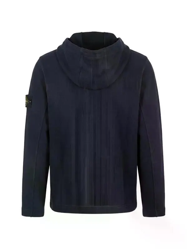 Stone Island Logo-patch Zip-up Hoodie