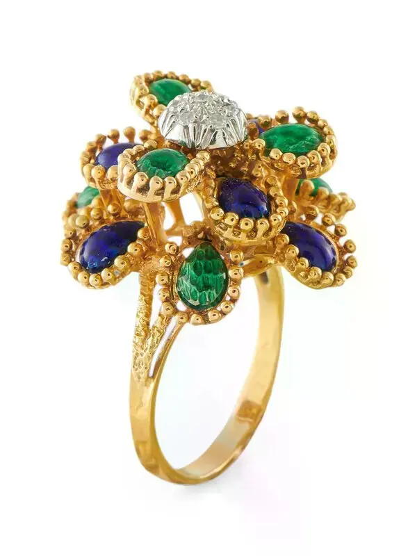 LB EXCLUSIVE Embellishment Diamond Ring - Gold
