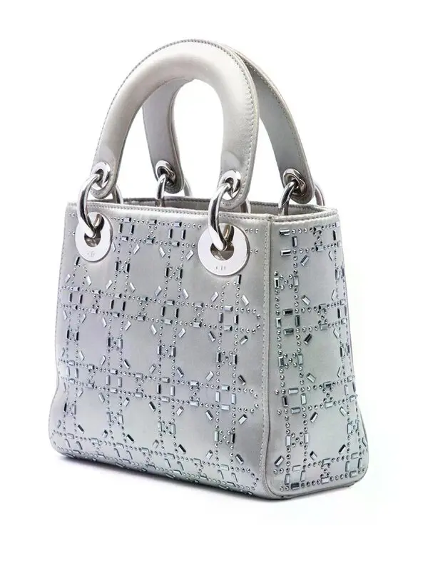 Dior 2017 Mini Lady Satchel - Grey