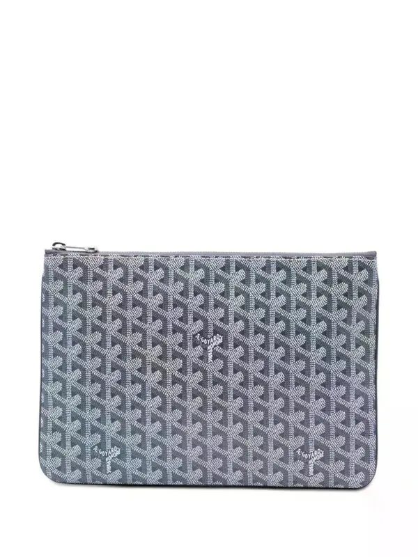 Goyard 2015 Goyardine Senat Mm Clutch Bag - Grey