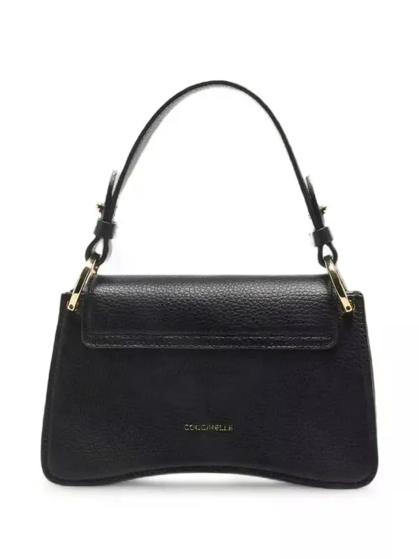 COCCINELLE Logo Plaque Tote Bag - Black