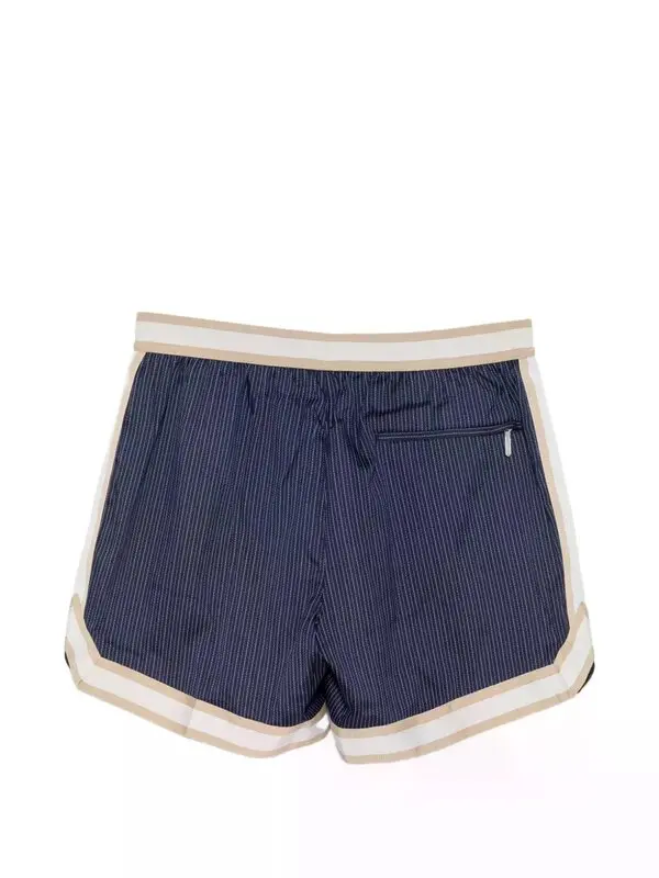 CHE Baller Pinstriped Swim Shorts - Blue