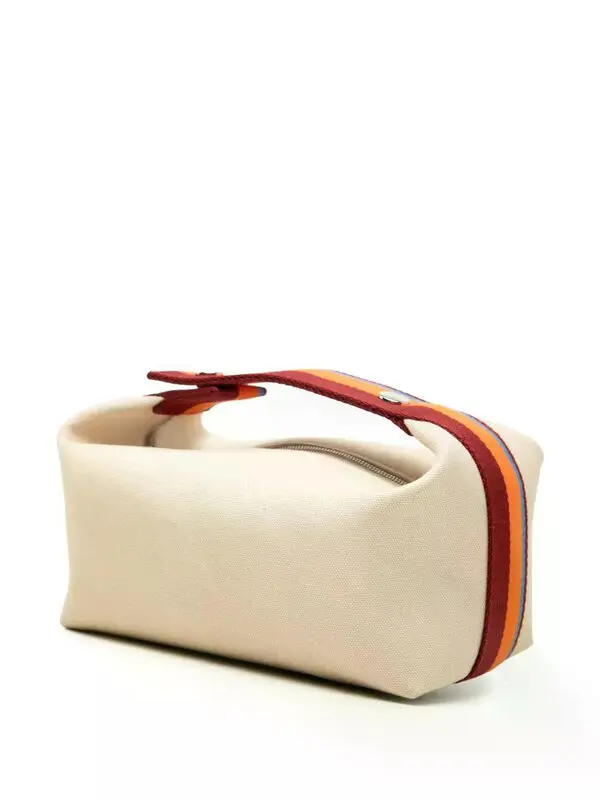 Hermès Toile Bride A Brac Pavillon Case Vanity Bag - Brown