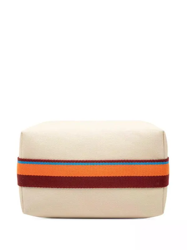 Hermès Toile Bride A Brac Pavillon Case Vanity Bag - Brown