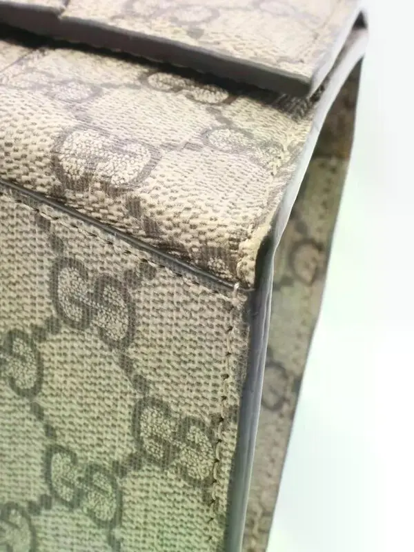 Gucci Small Hacker Project Gg Supreme Hourglass Satchel - Neutrals