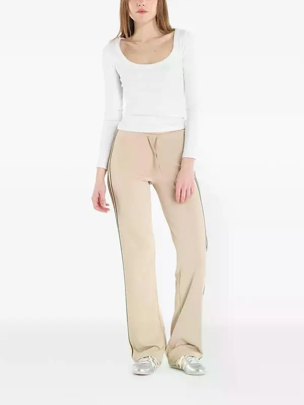 Adidas Side-stripe Track Pants - Neutrals