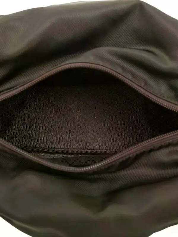 Gucci Nylon Bamboo Handbag