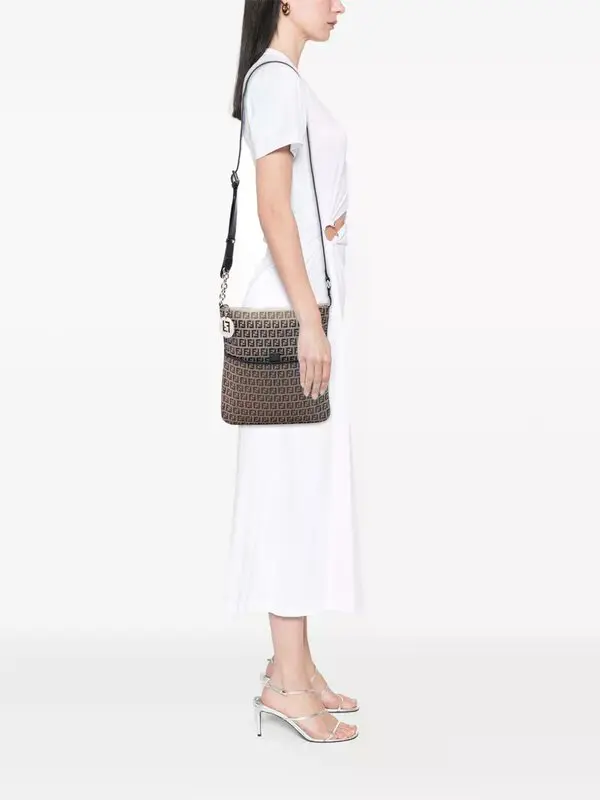 Fendi Zucchino Canvas Crossbody Bag