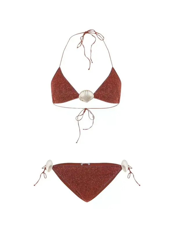 Oseree Lumière Shell Bikini - Brown