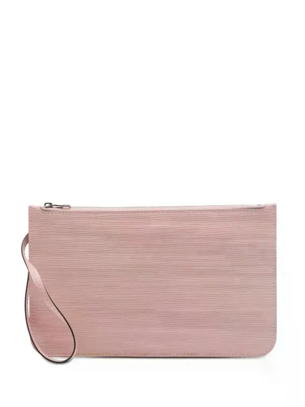 LOUIS VUITTON 2016 Epi Neverfull Pouch - Pink
