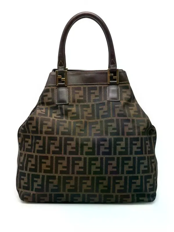 Fendi 20th Century Zucca Canvas Tote Bag - Brown