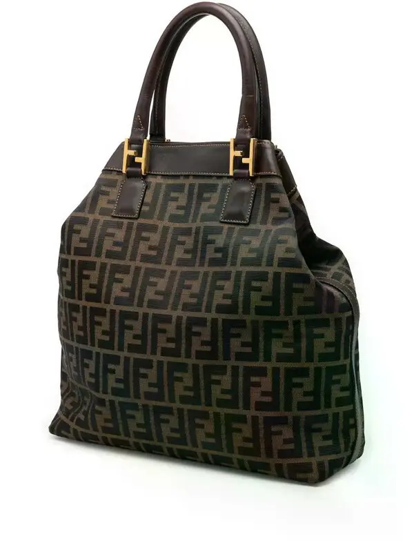 Fendi 20th Century Zucca Canvas Tote Bag