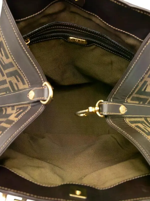 Fendi 20th Century Zucca Canvas Tote Bag
