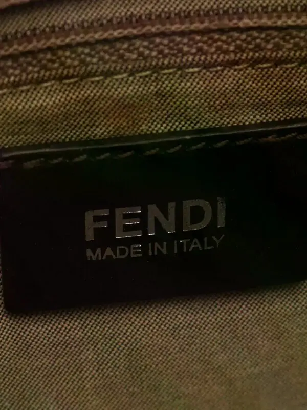 Fendi Zucca Coated Canvas Crossbody Bag