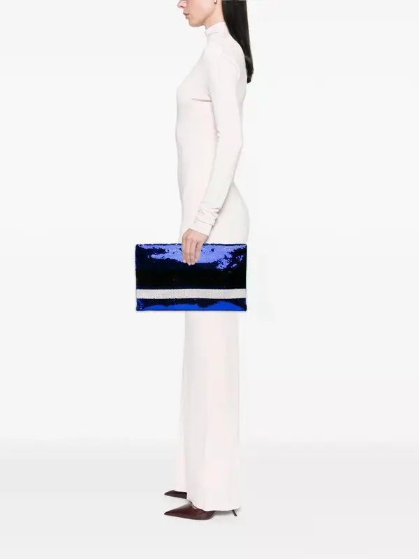 Prada Sequin Pochette Clutch Bag