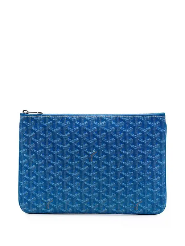 Goyard 2015 Goyardine Senat Mm Clutch Bag - Blue