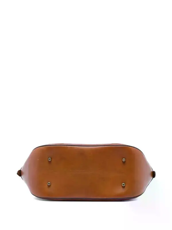 Burberry Haymarket Check Nylon Orchard Bowling Bag Satchel