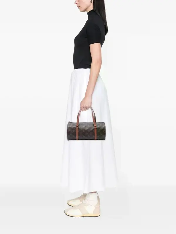 LOUIS VUITTON 1994 Monogram Papillon 30 Handbag - Brown