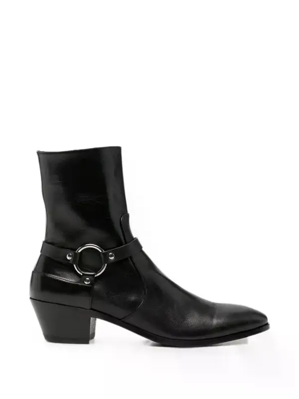 TOM FORD Harness-detail Ankle Boots - Black