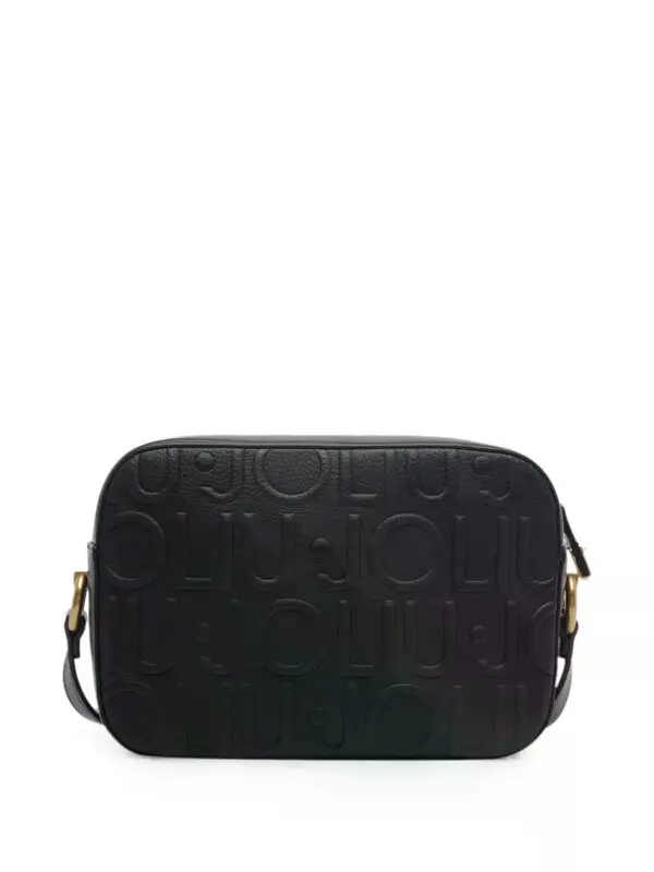 Liu Jo Medium Logo-embossed Crossbody Bag - Black
