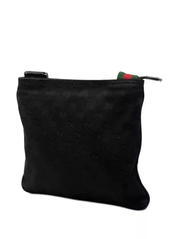 Gucci 2000-2015 Gg Canvas Web Crossbody Bag