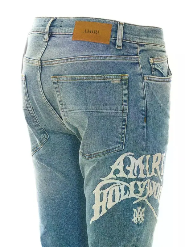 Amiri Distressed Hollywood Mx1 Denim Jeans