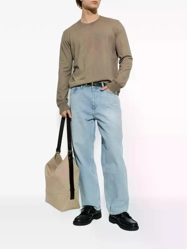 Rag & Bone Crew Neck Long Sleeve Sweater - Neutrals