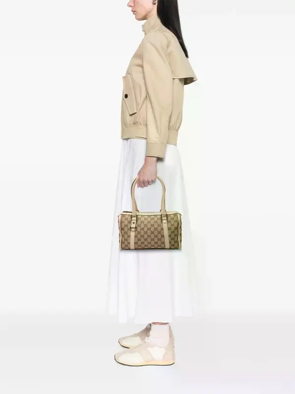 Gucci 2000-2015 Gg Canvas Abbey D Ring Boston Bag - Neutrals